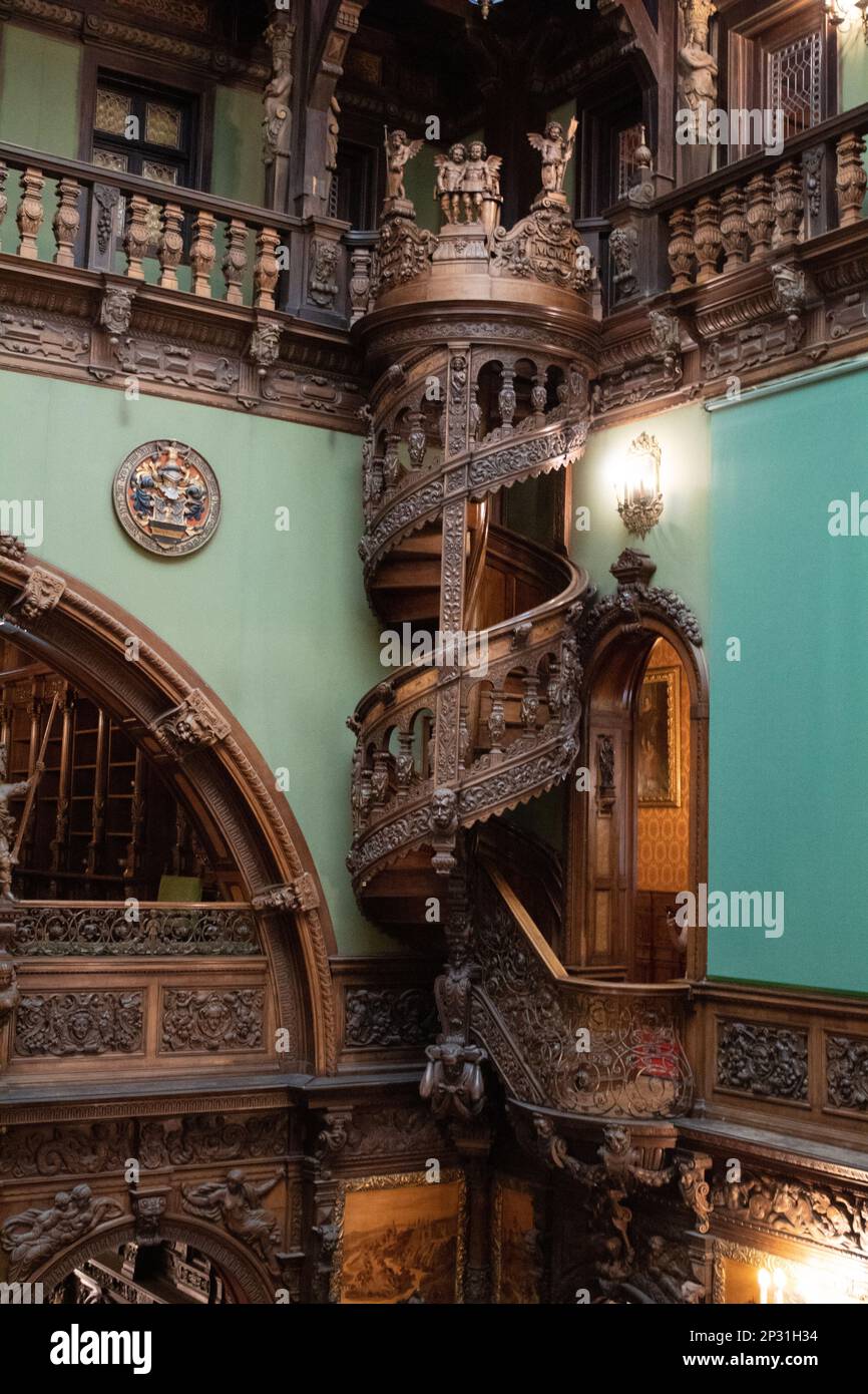 Peles Castle Spiral Stairs