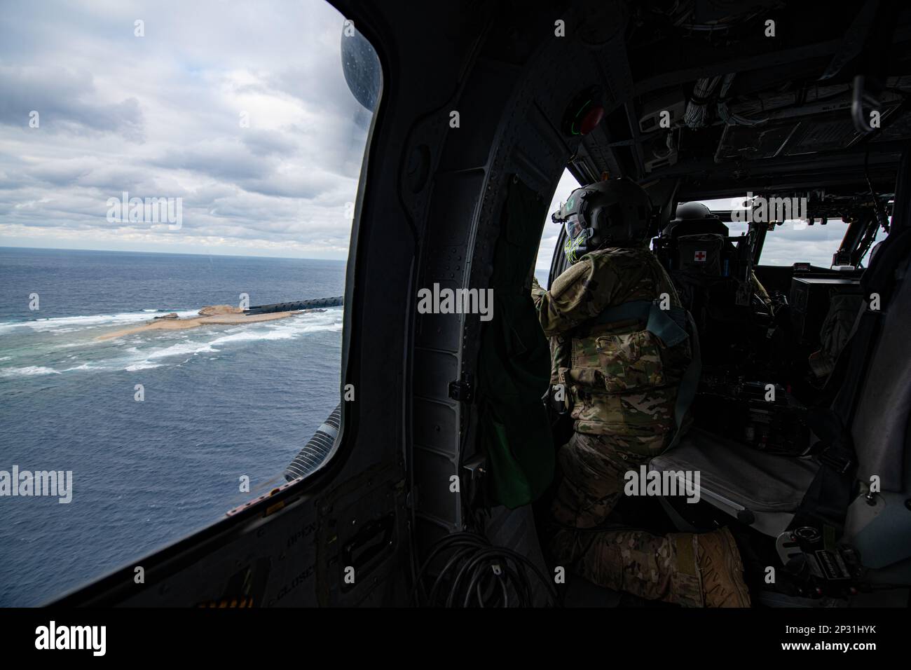 A U.S. Air Force special missions aviator assigned to the 33rd Rescue ...