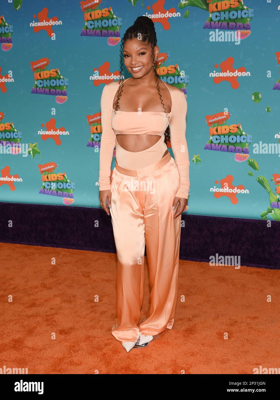 Los Angeles, California, USA. 04th Mar, 2023. Halle Bailey. Nickelodeon's 2023 Kids' Choice ...