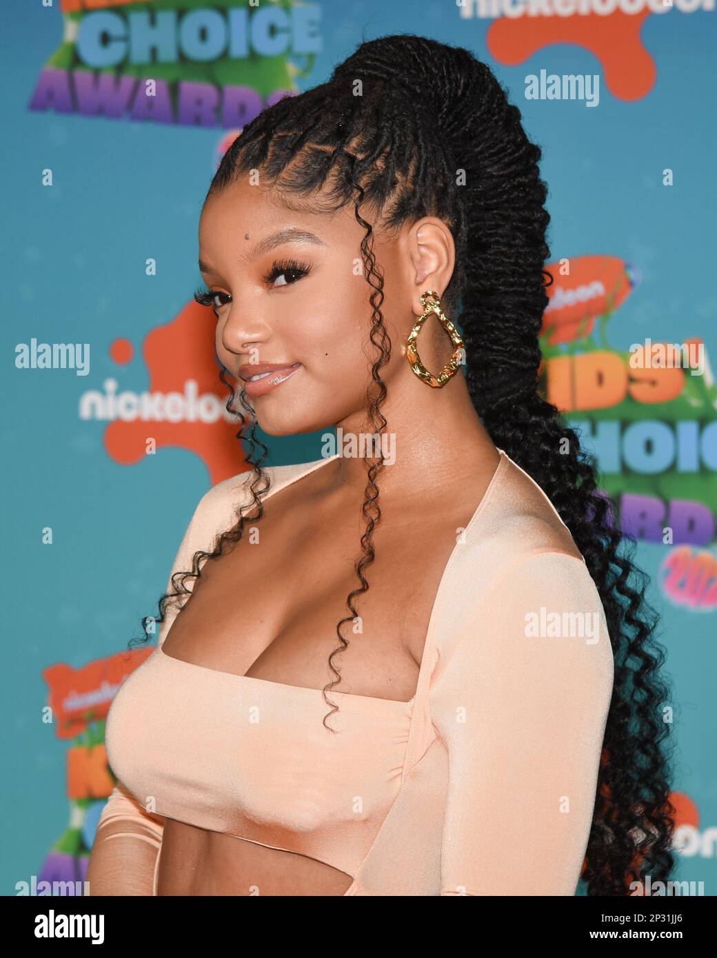 Los Angeles, California, USA. 04th Mar, 2023. Halle Bailey. Nickelodeon's 2023 Kids' Choice ...