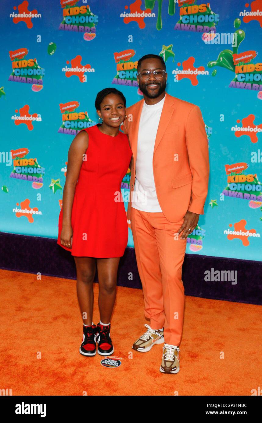 Los Angeles, CA. 4th Mar, 2023. Mia Burleson, Nate Burleson at arrivals ...
