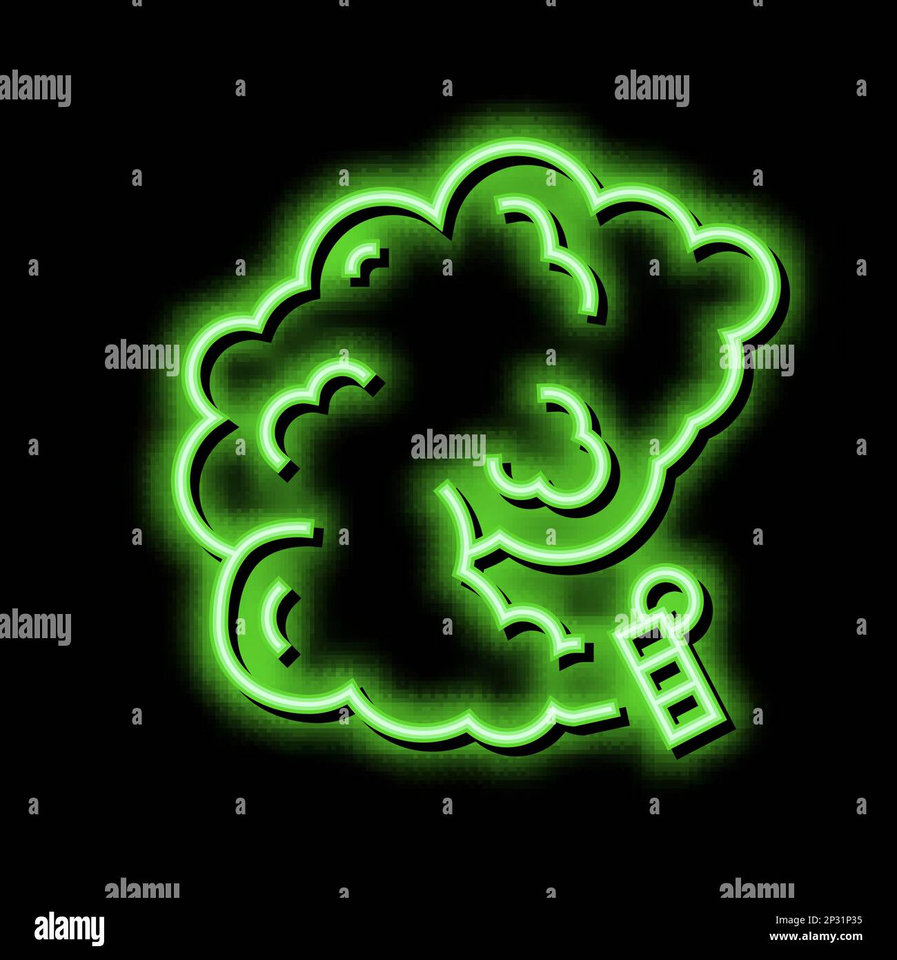 colored smoke neon glow icon illustration Stock Vector Image & Art - Alamy