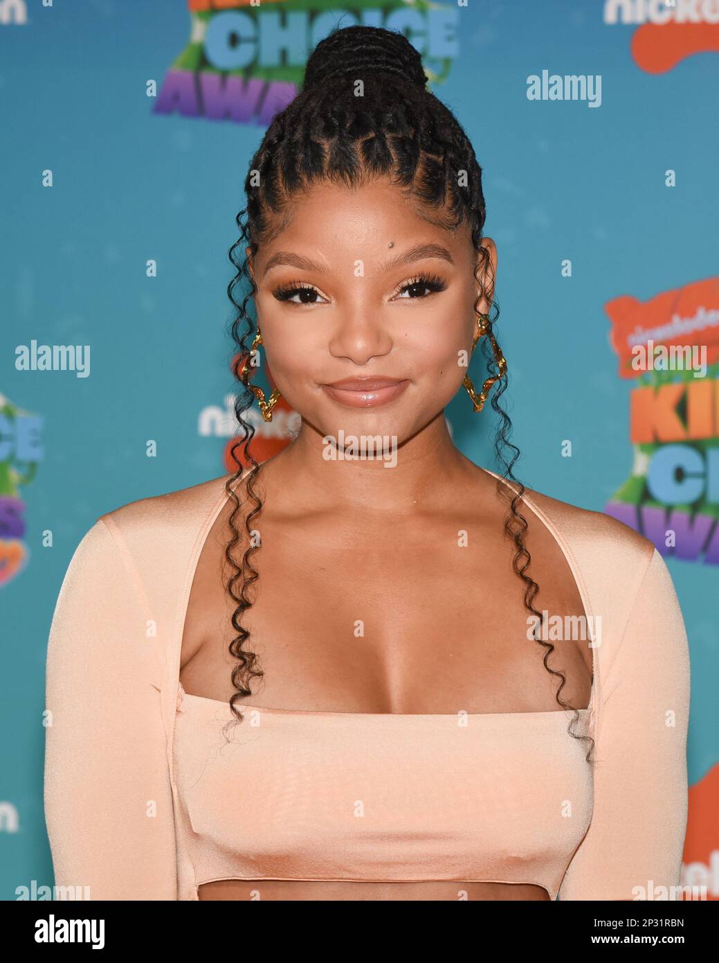 Los Angeles, California, USA. 04th Mar, 2023. Halle Bailey. Nickelodeon's 2023 Kids' Choice ...