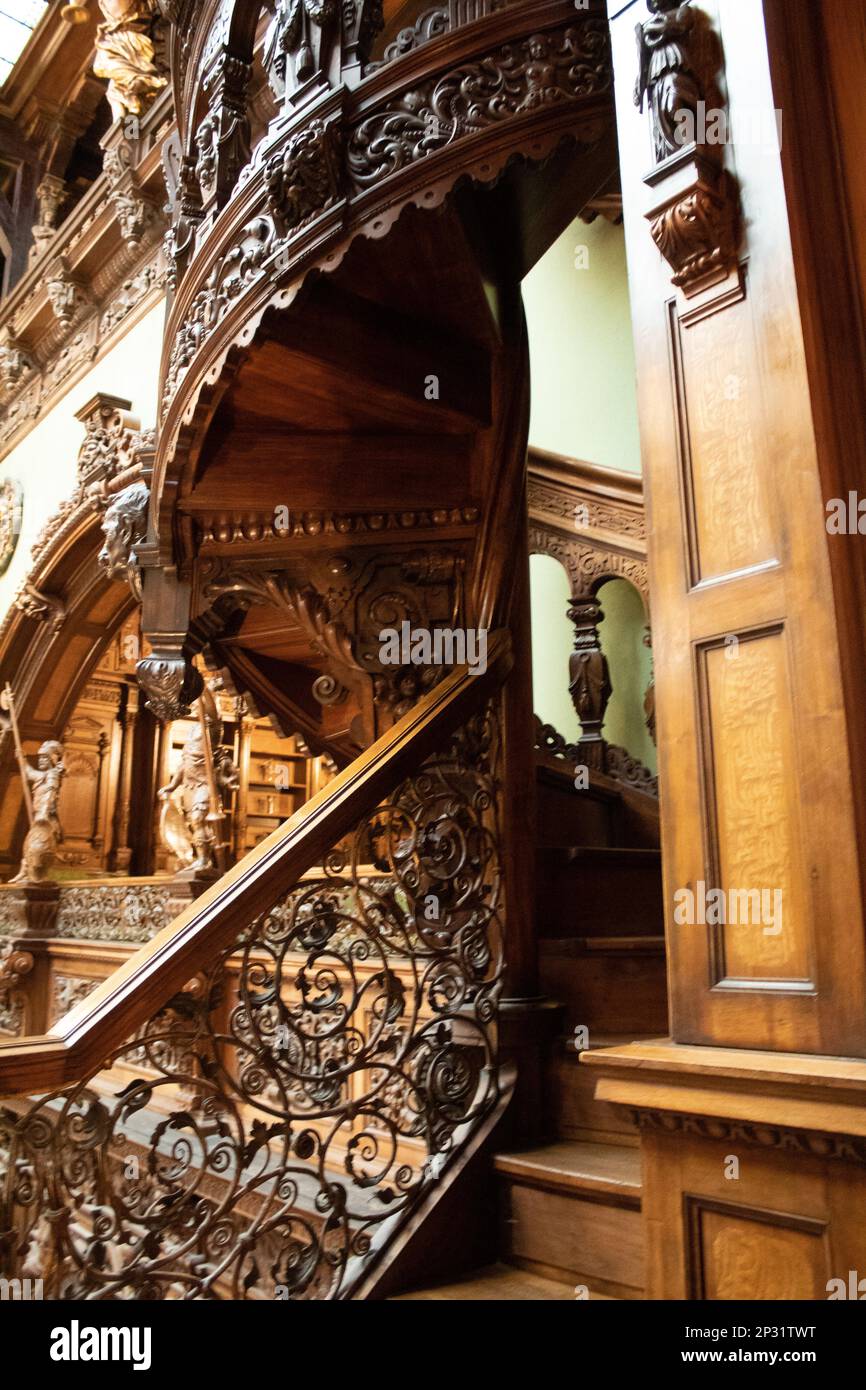 Peles Castle Spiral Stairs