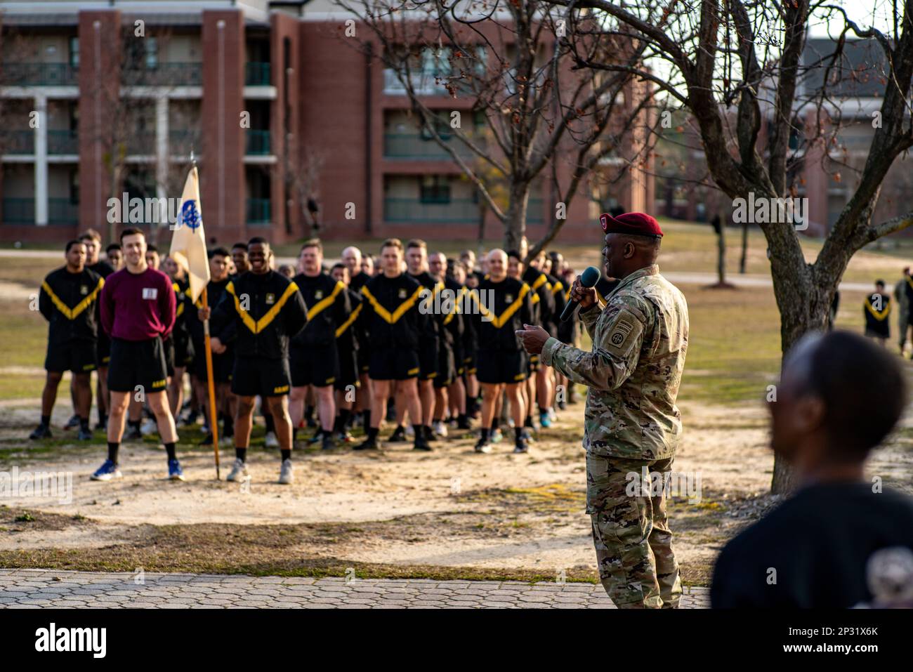 Paratroopers assigned to the 82nd Airborne Division Sustainment Brigade ...
