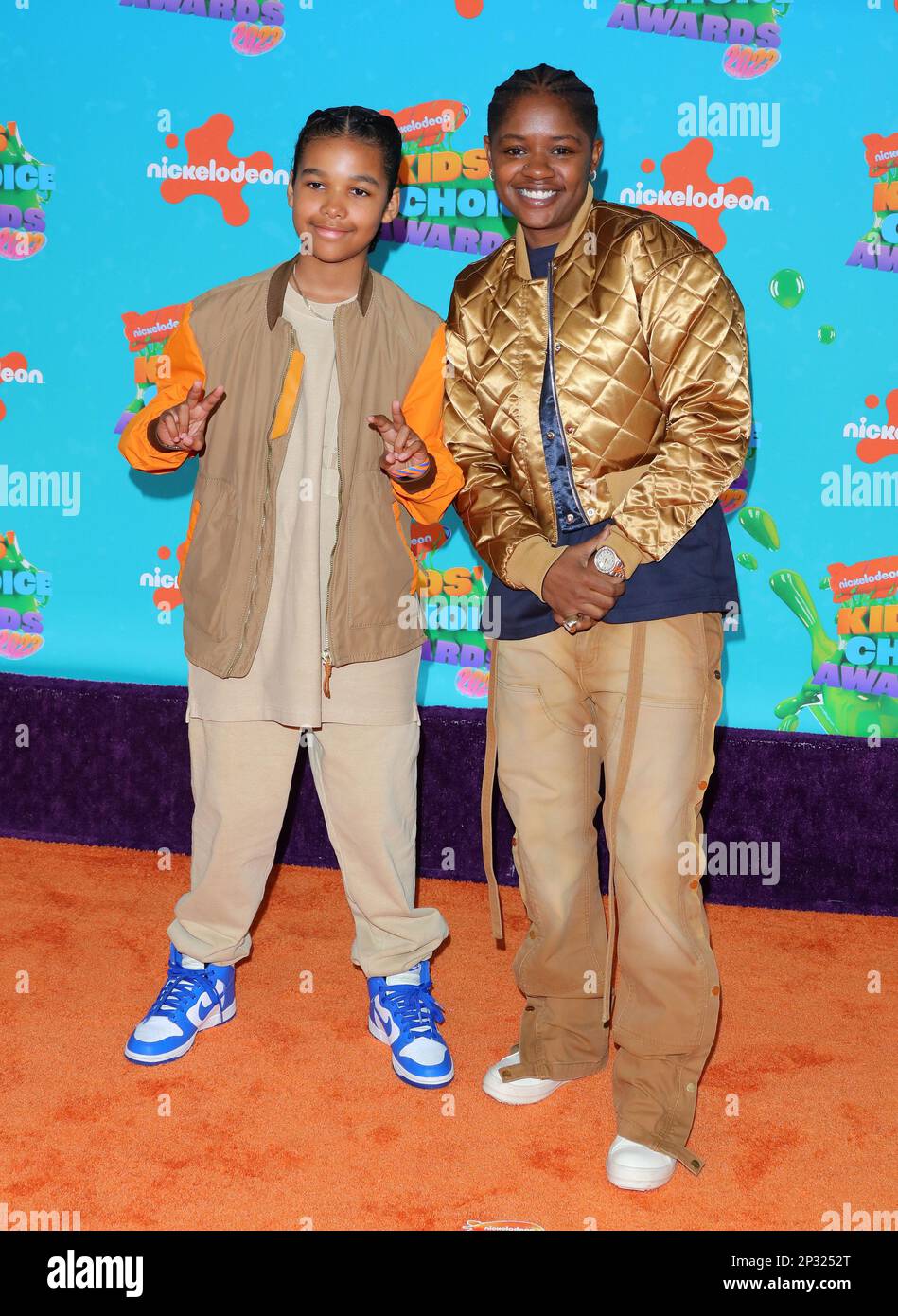 Bre-Z arrives at The 2023 Nickelodeon Kids Choice Awards held at The ...