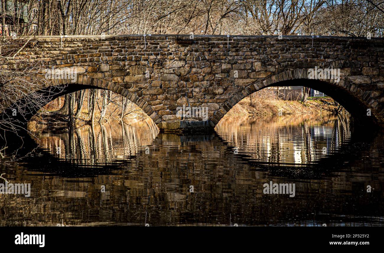 Choate Bridge in Ipswich, Massachusetts Stock Photo - Alamy