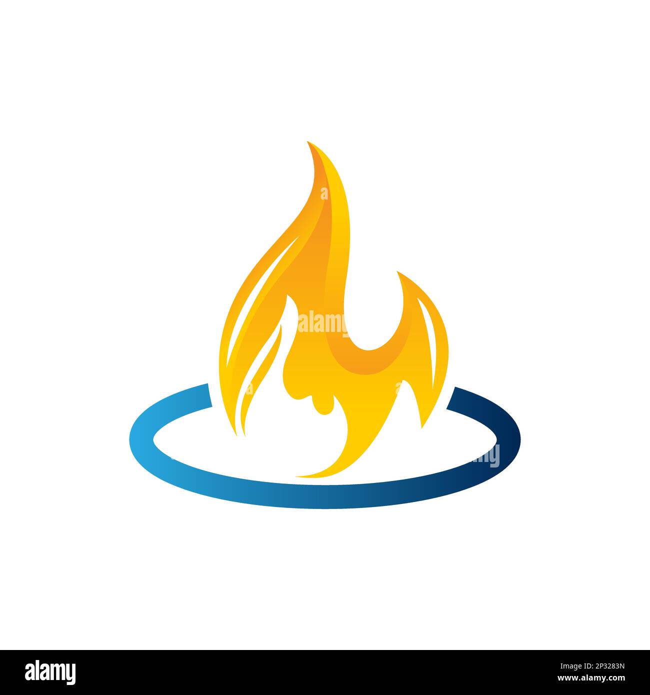 Modern fire logo or icon design. Vector illustration,Fire Logotype Logo ...