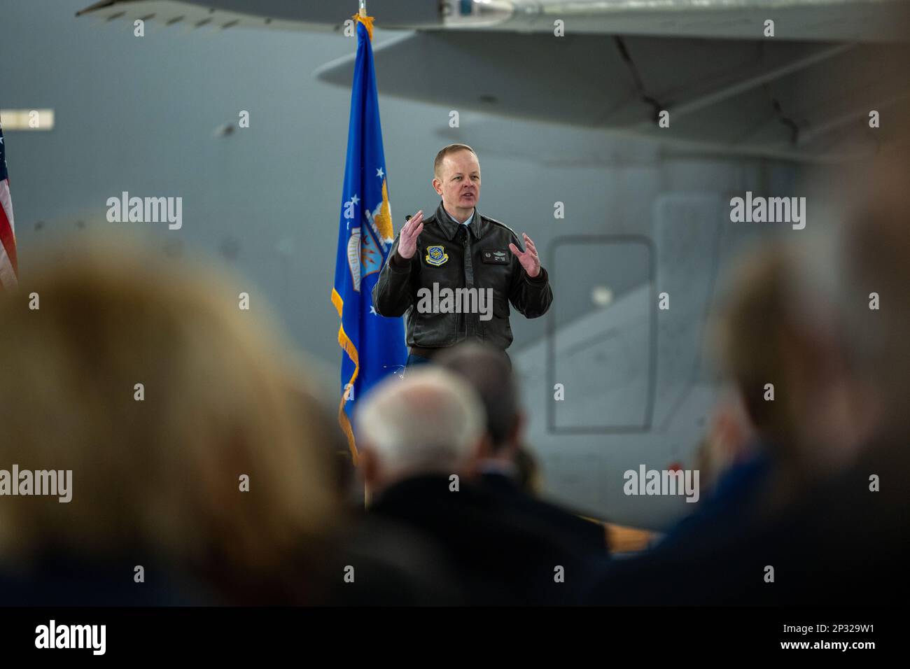 U.S. Air Force Col. Derek Salmi, 60th Air Mobility Wing commander ...