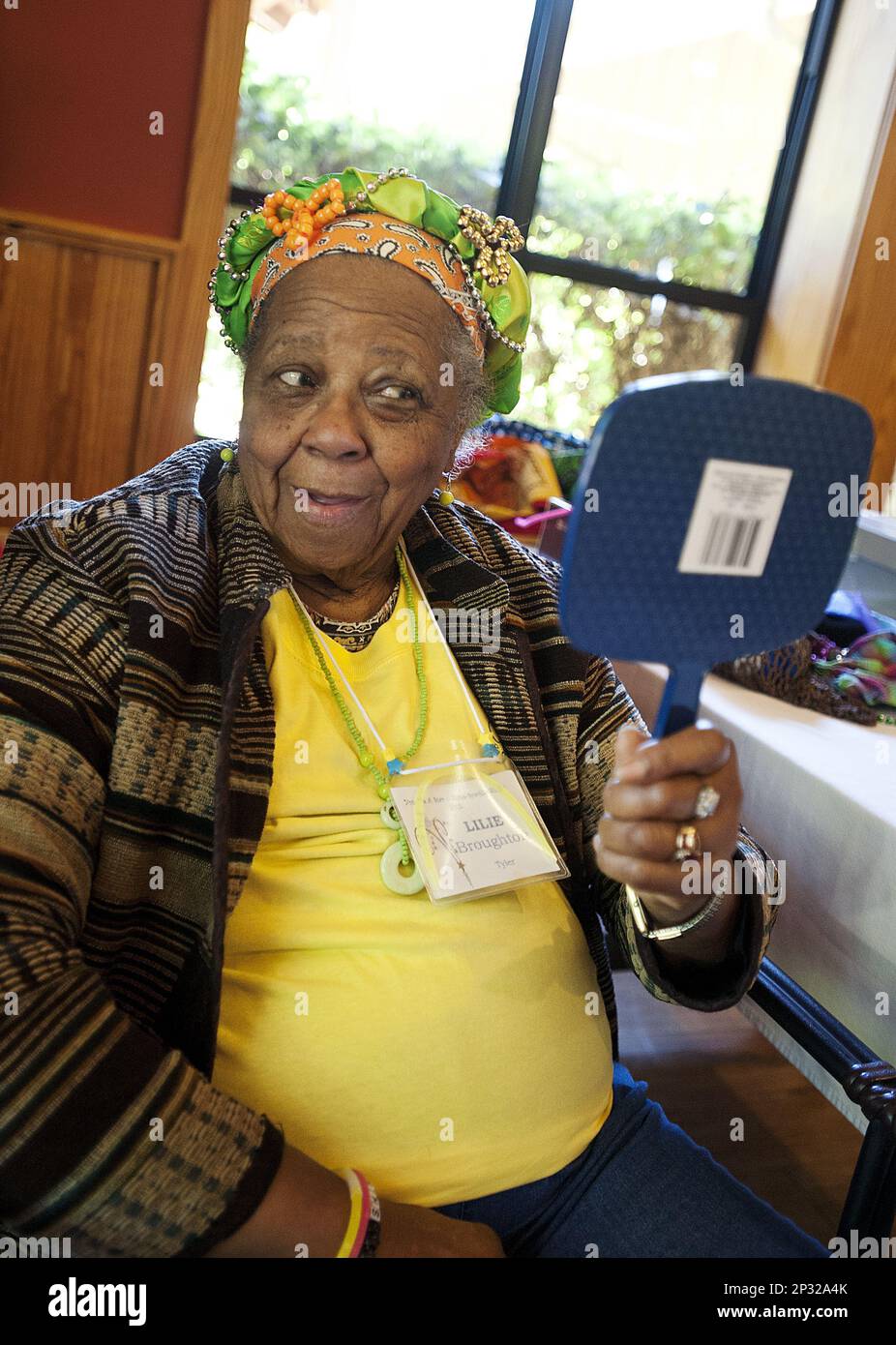 In this photo taken Wednesday April 29, 2015, cancer survivor Lilie ...