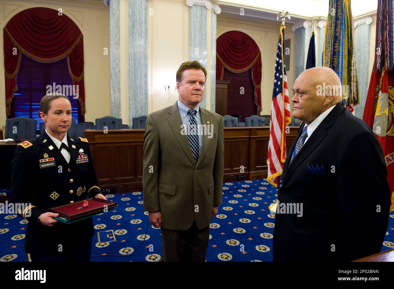 Senator Jim Webb (D-VA) who served in Vietnam with the Fifth Marine ...