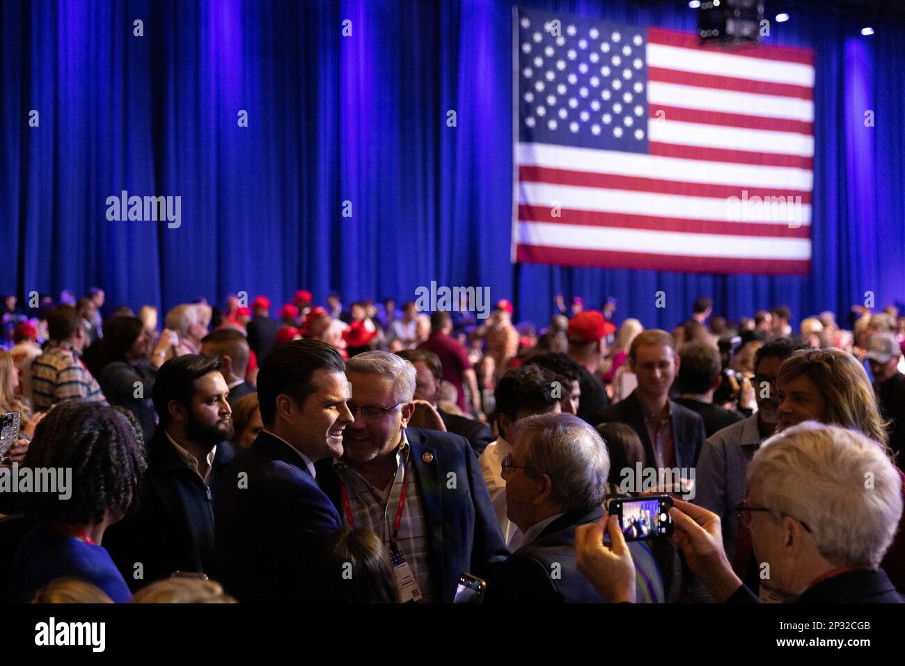 United States Representative Matt Gaetz (Republican of Florida) takes ...