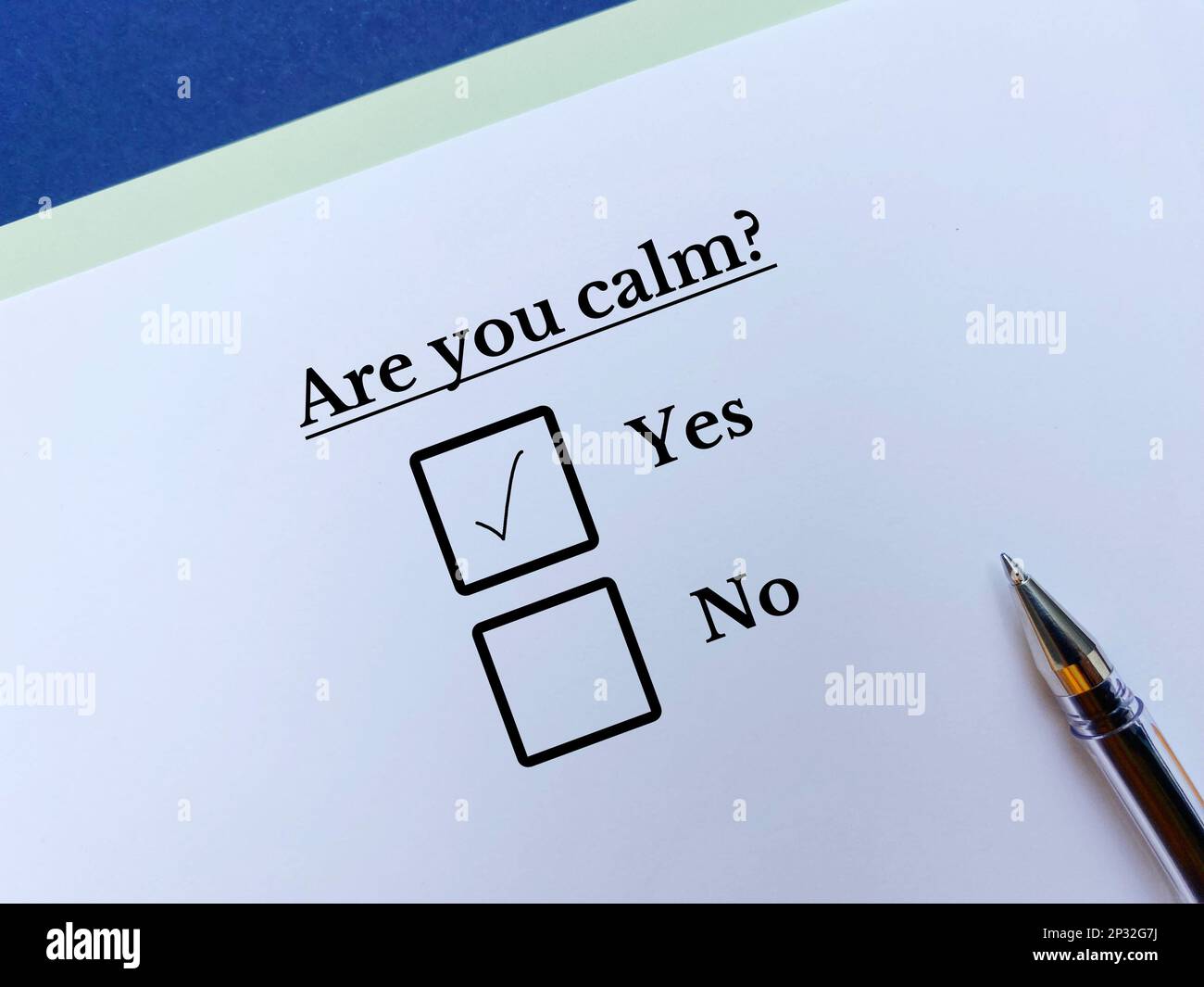 Calm interview hi-res stock photography and images - Alamy