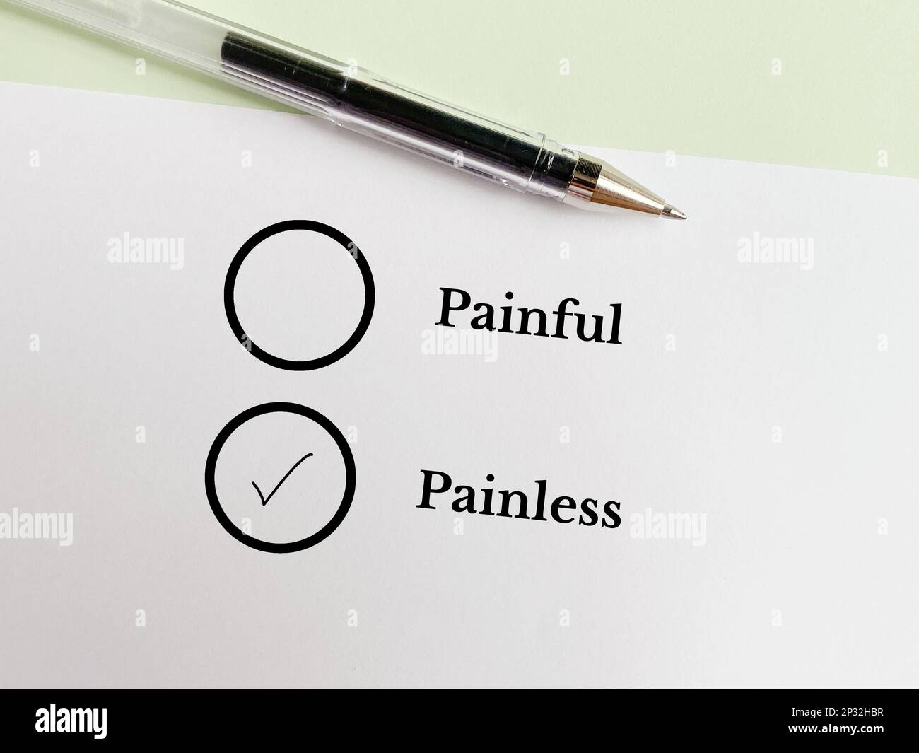 Painless operation hi-res stock photography and images - Alamy