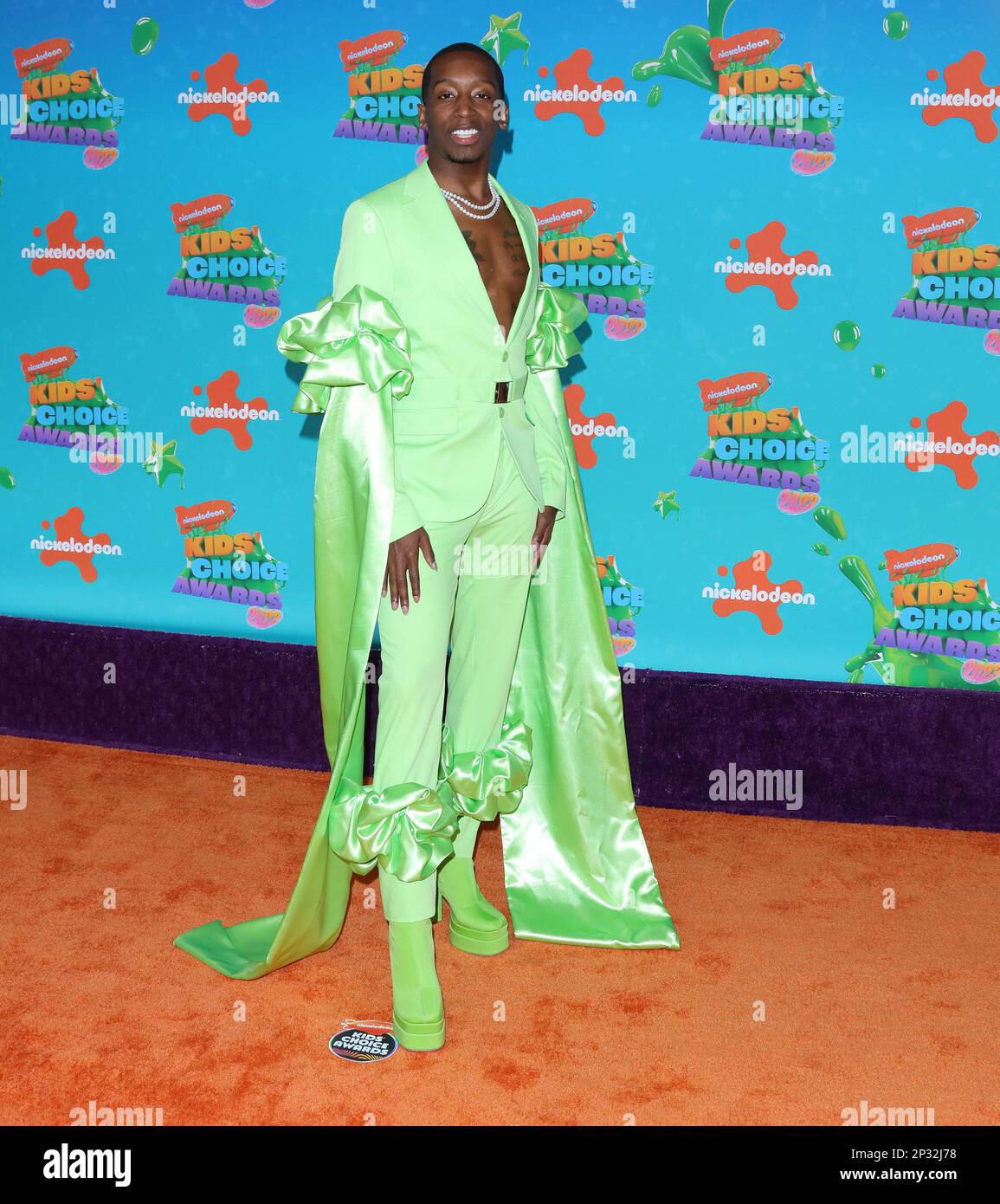 Markell Washington arrives at The 2023 Nickelodeon Kids Choice Awards ...