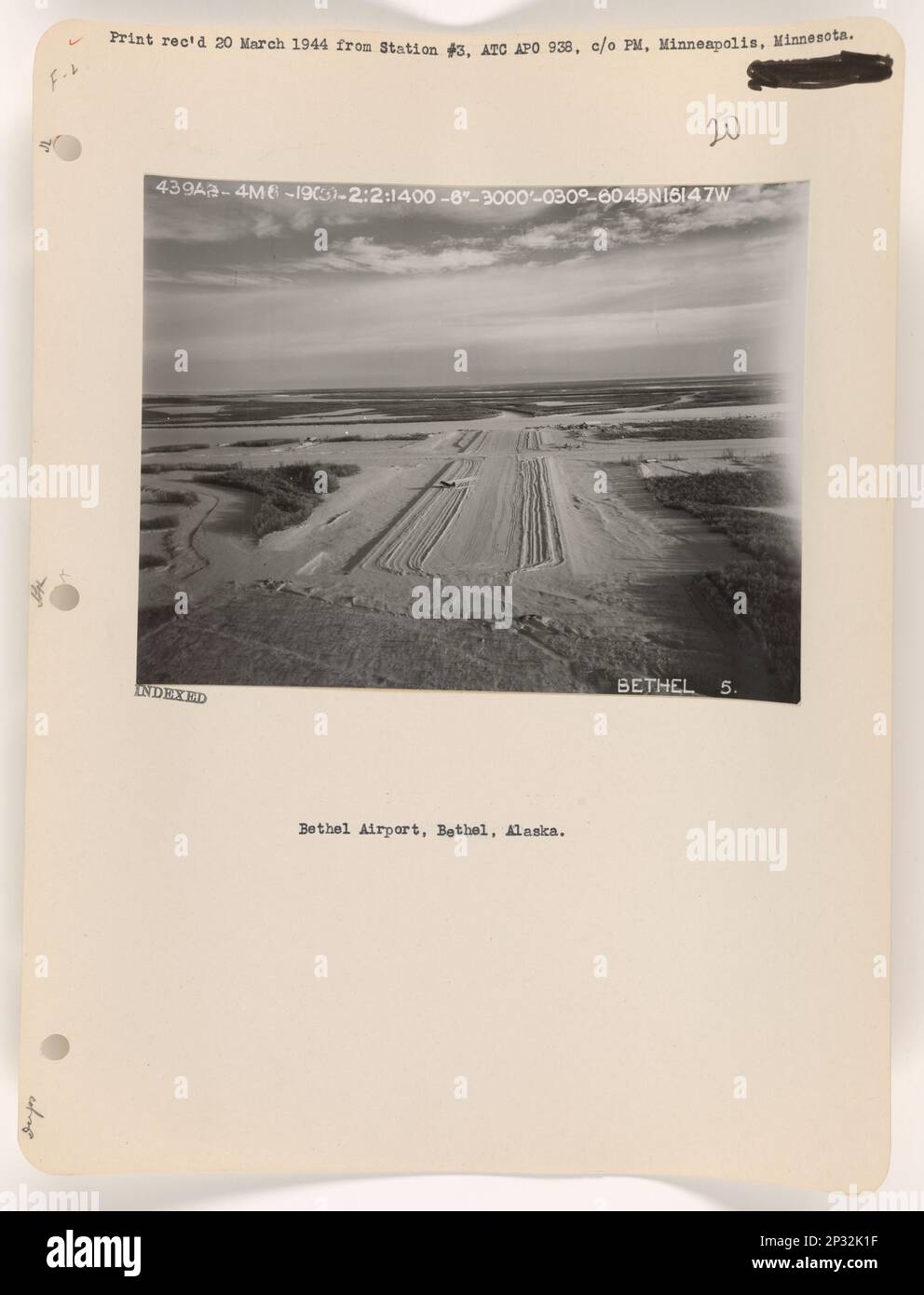 Landing Fields - Alaska - Bethel, Aerial Photograph Stock Photo - Alamy