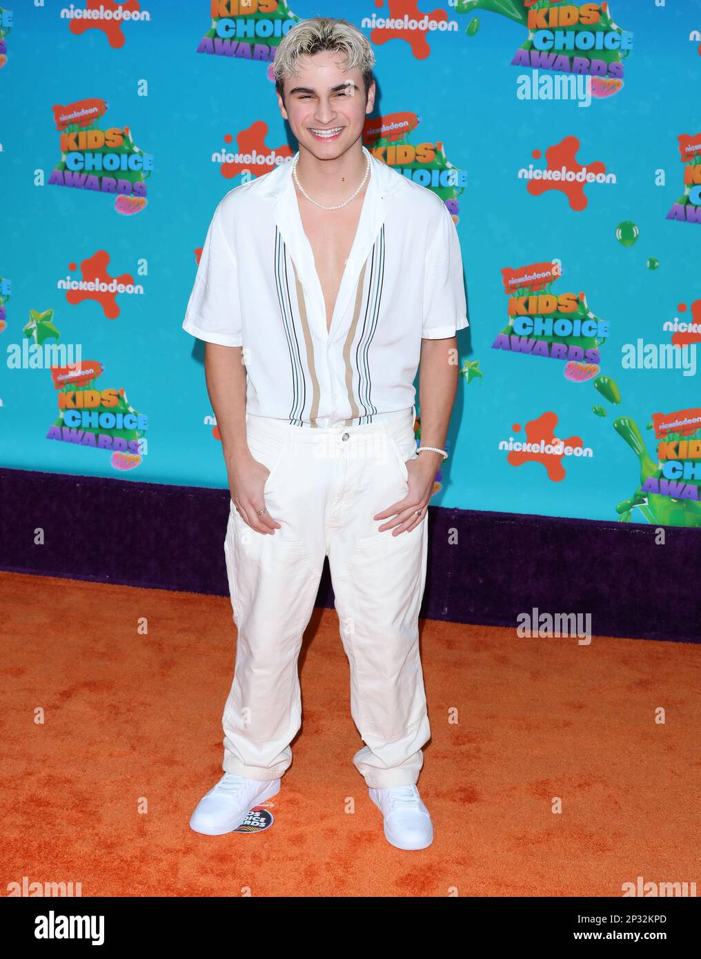 Chance Hurstfield arrives at The 2023 Nickelodeon Kids Choice Awards ...