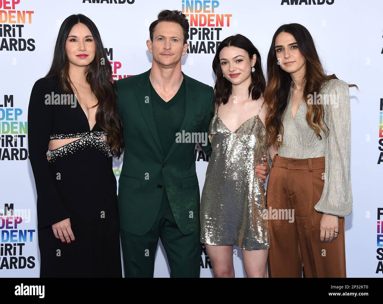 Santa Monica, USA. 4th Mar 2023. Leah Chen Baker, Jonathan Tucker, Lily McInerny and Jamie Dack ...