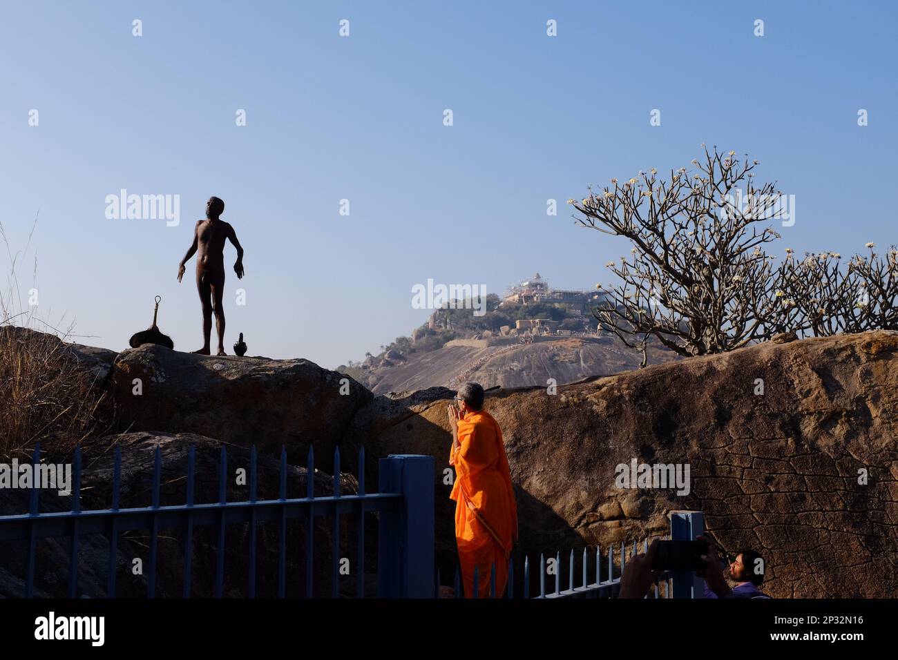Jainism meditating hi-res stock photography and images - Alamy