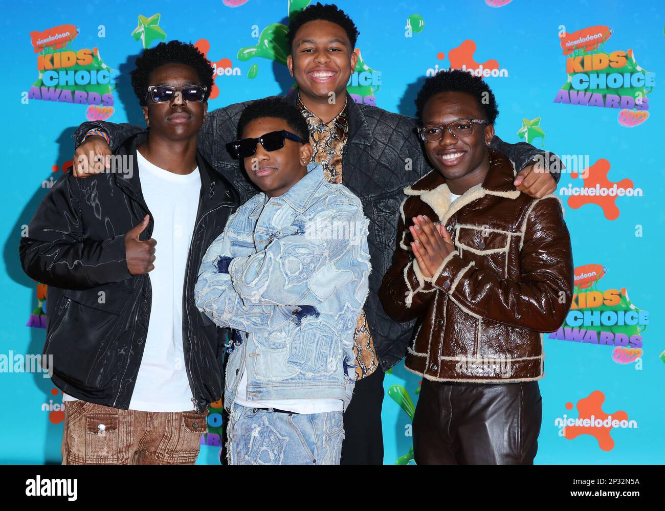 Wanmor arrives at The 2023 Nickelodeon Kids Choice Awards held at The ...