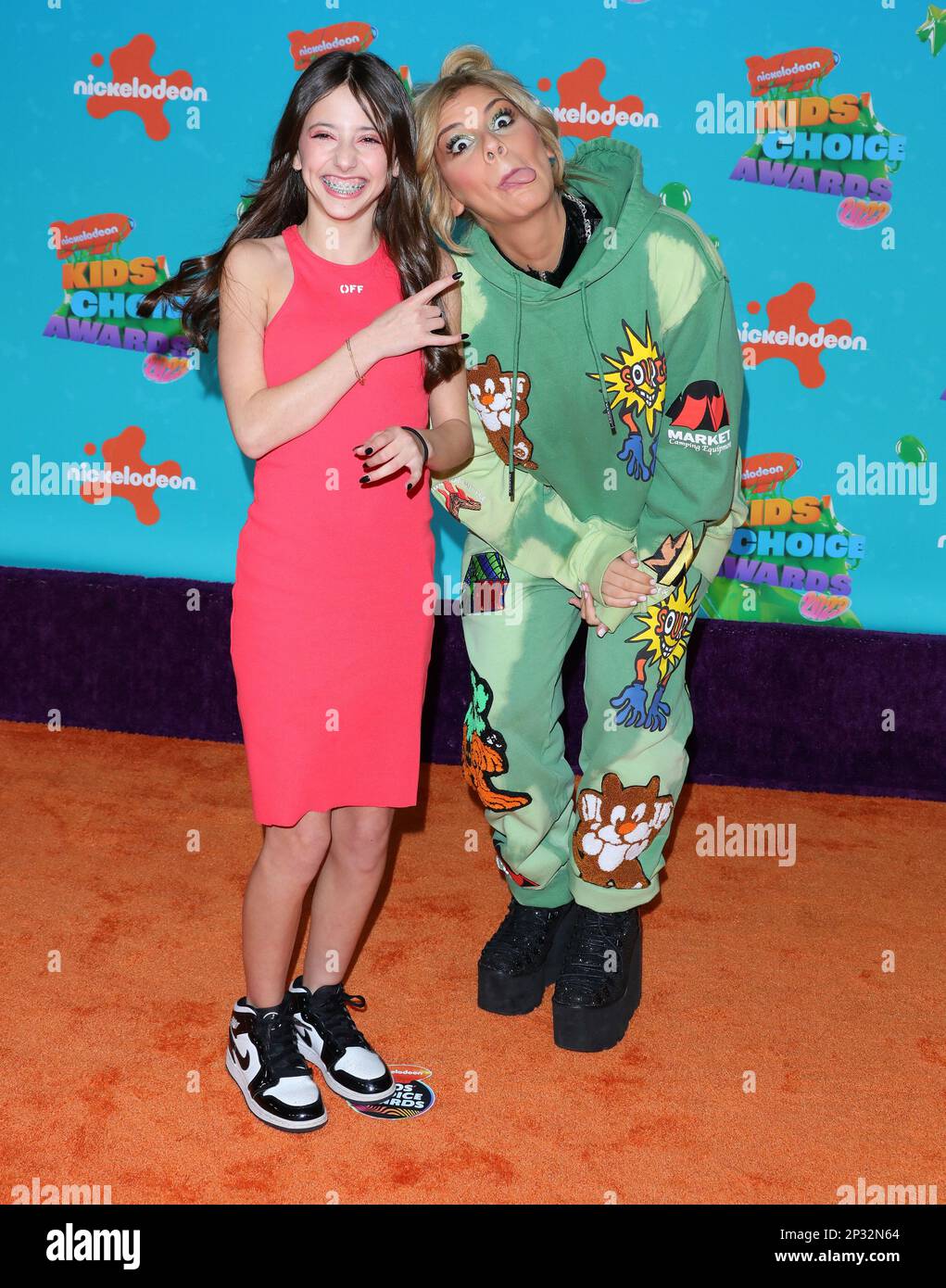 Jax, Chelsea Lascher arrives at The 2023 Nickelodeon Kids Choice Awards ...