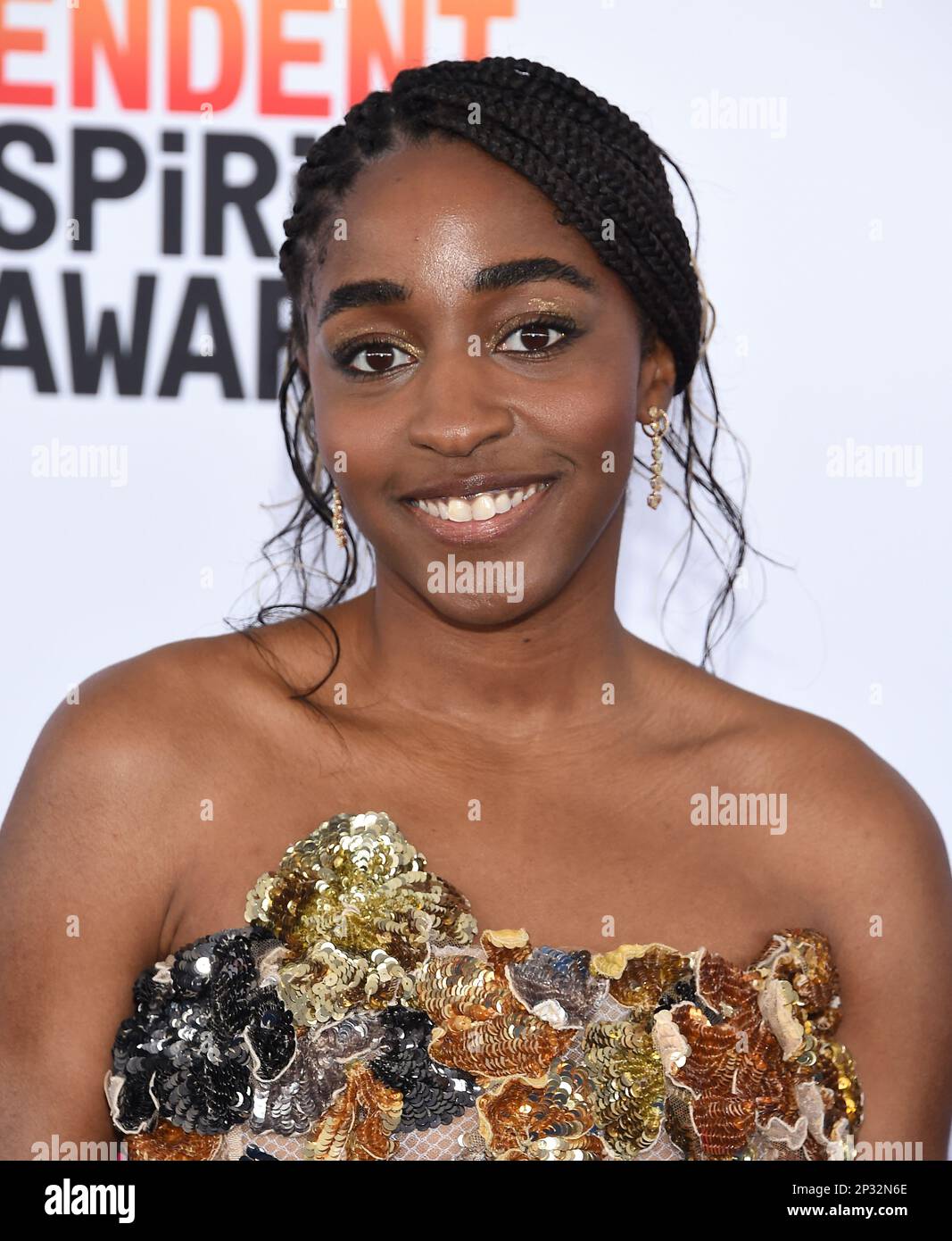 Santa Monica, USA. 4th Mar 2023. Ayo Edebiri arriving to the 2023 Film ...