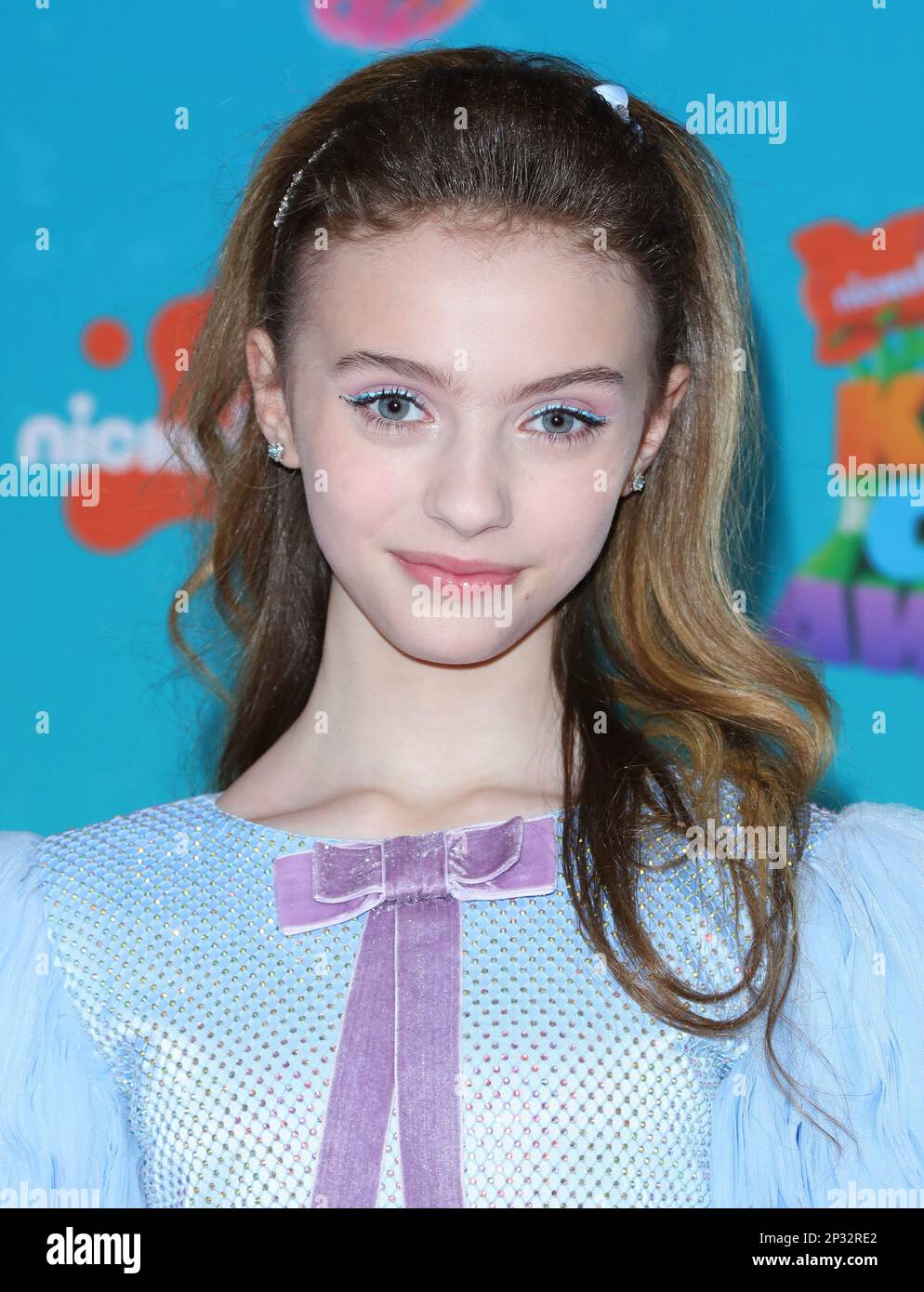 Juju Brener arrives at The 2023 Nickelodeon Kids Choice Awards held at ...