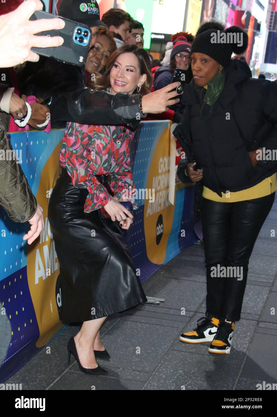 March 03 2023 Rebecca Jarvis, on Good Morning America in New York ...