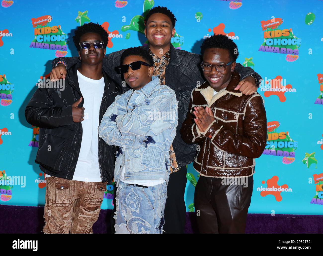 Wanmor arrives at The 2023 Nickelodeon Kids Choice Awards held at The ...