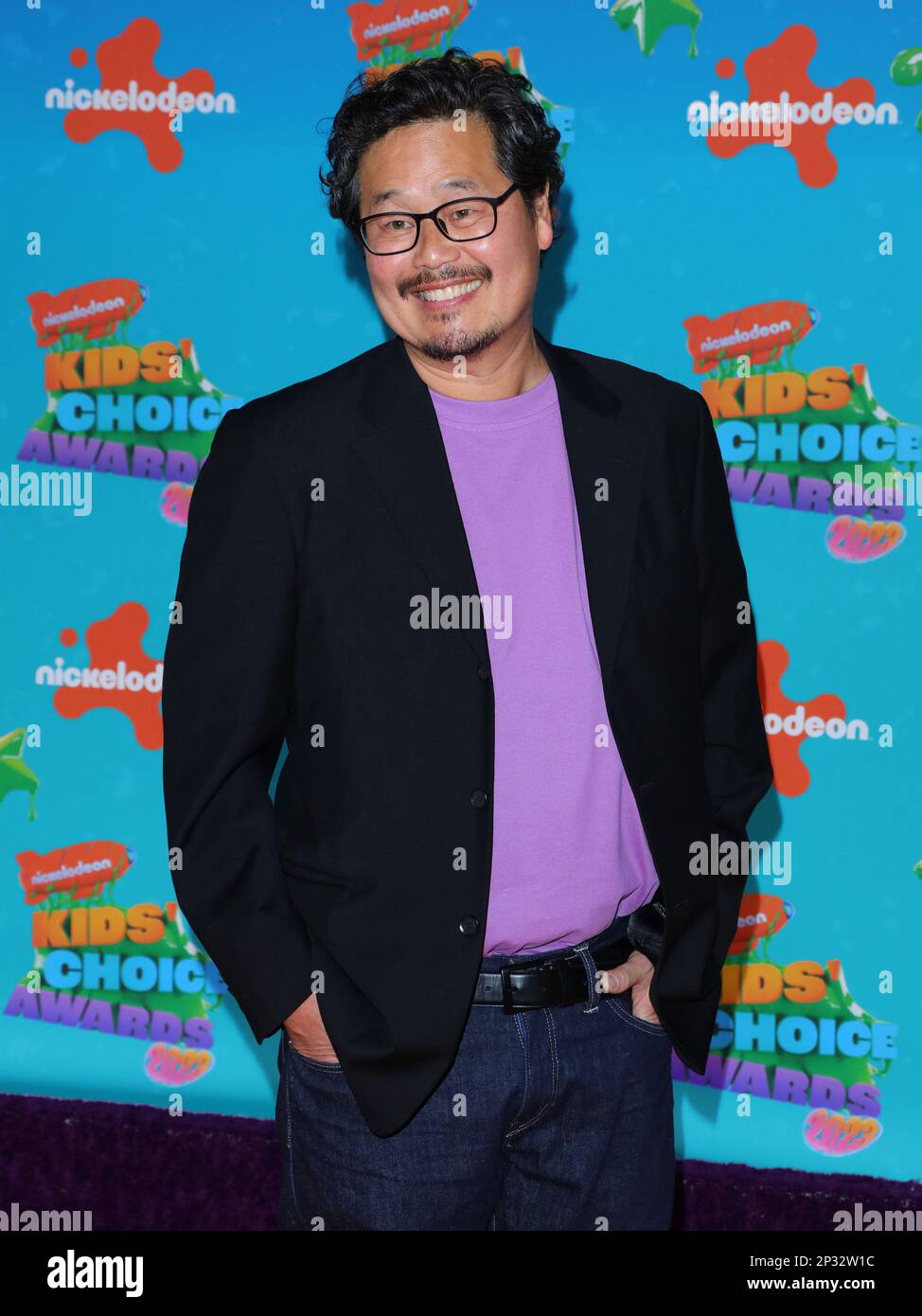 David Su Jung arrives at The 2023 Nickelodeon Kids Choice Awards held ...