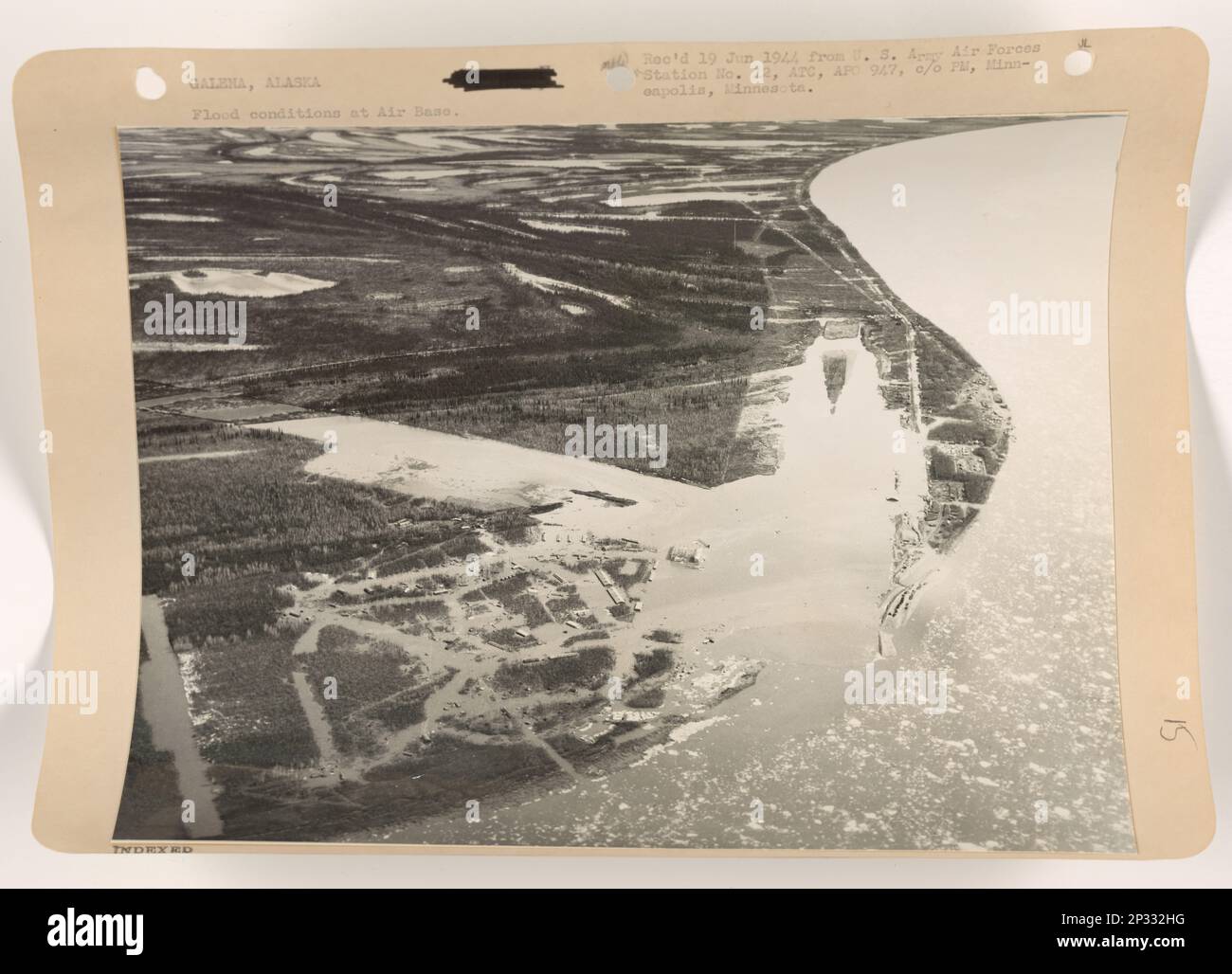 Landing Fields - Alaska - Galena, Aerial Photograph Stock Photo - Alamy