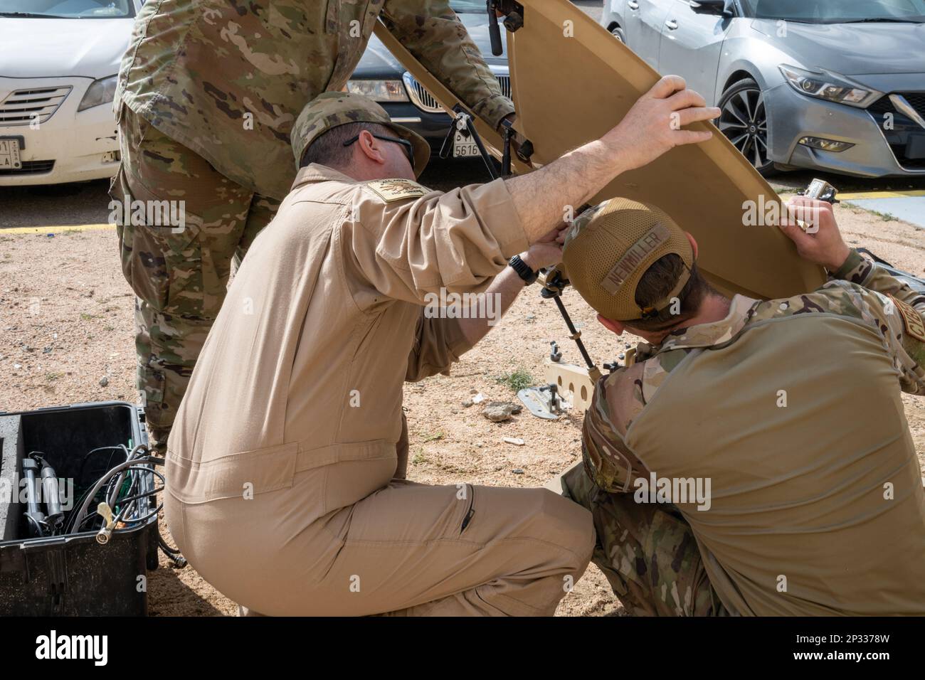 U.S. Air Force Brig. Gen. William Betts, the 378th Air Expeditionary ...