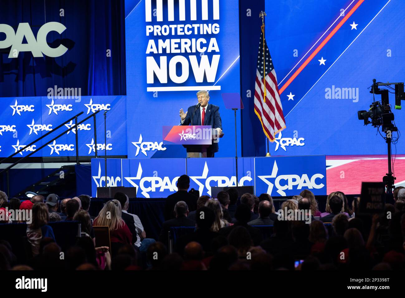 Donald J. Trump, 45th President of the United States speaks on the 3rd ...