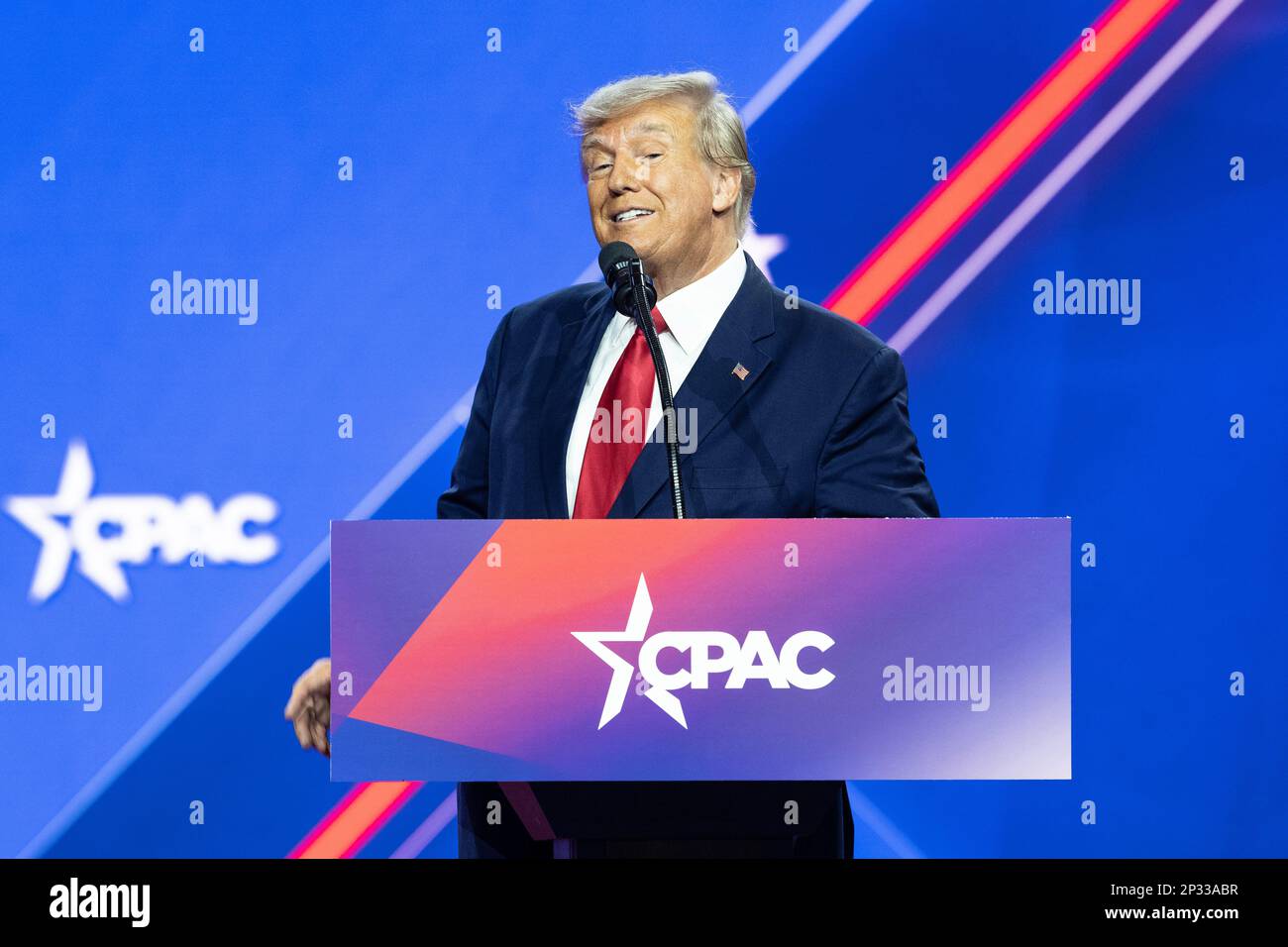 Donald J. Trump, 45th President of the United States speaks on the 3rd ...