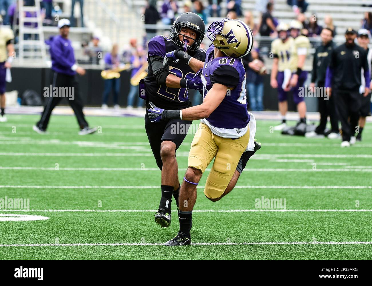 APR 25 2015: Washington Huskies defensive back Sidney Jones during the ...