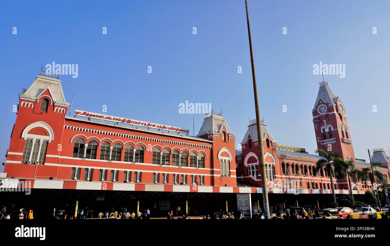 Chennai,Tamilnadu,India-December 29 2022: Amazing historic architecture ...