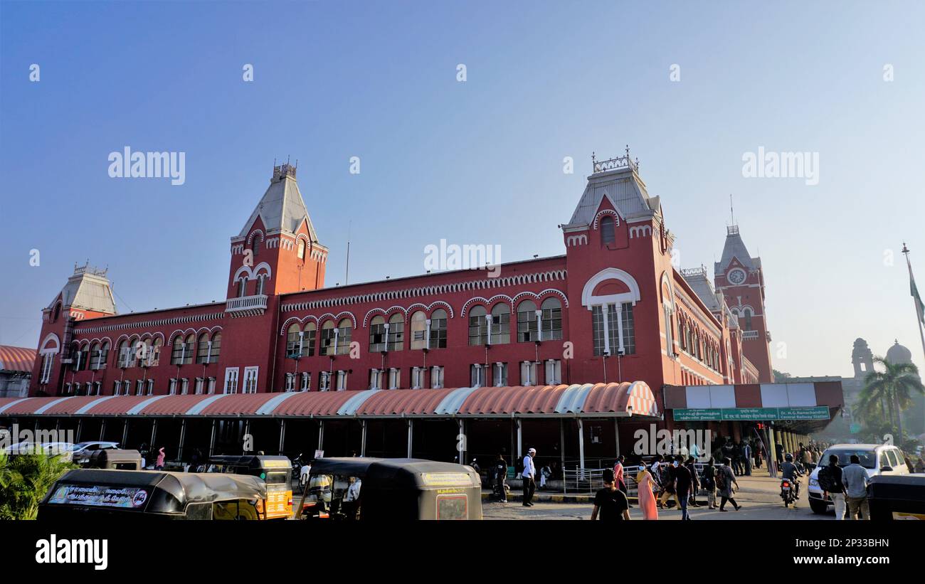 Chennai,Tamilnadu,India-December 29 2022: Amazing historic architecture ...