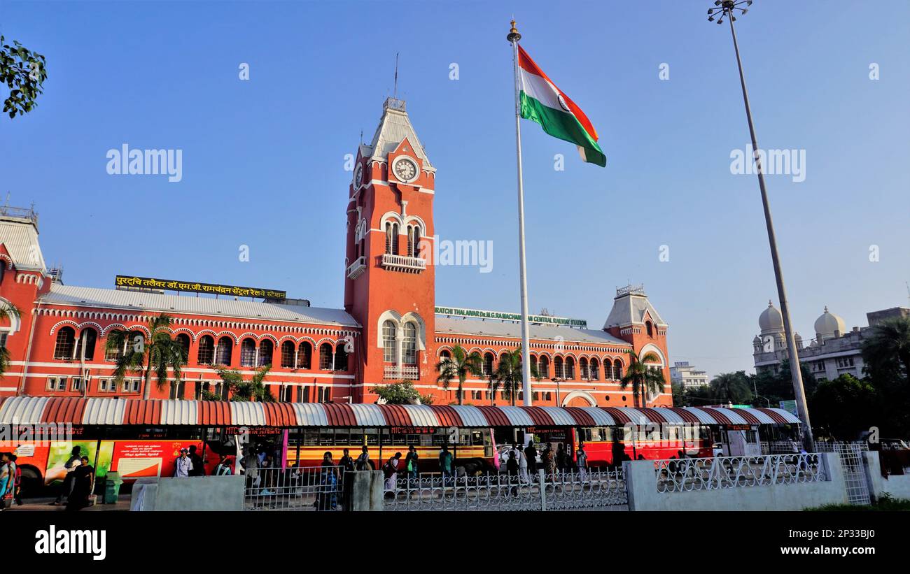 Chennai,Tamilnadu,India-December 29 2022: Amazing historic architecture ...