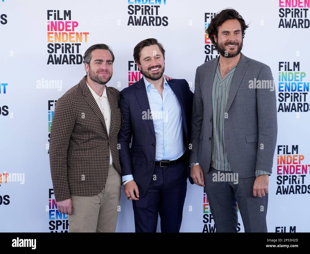 Santa Monica, USA. 4th Mar 2023. Andrew Corkin, Nick Boak and Andrew ...