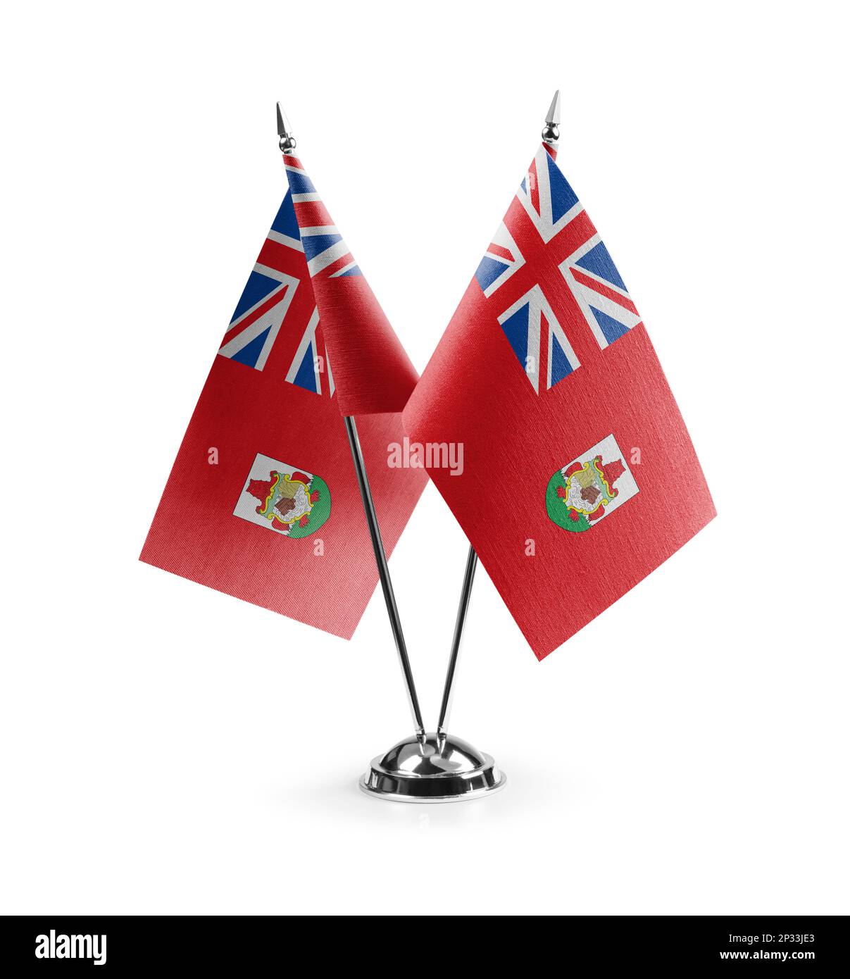 Small national flags of the Bermuda on a white background Stock Photo ...