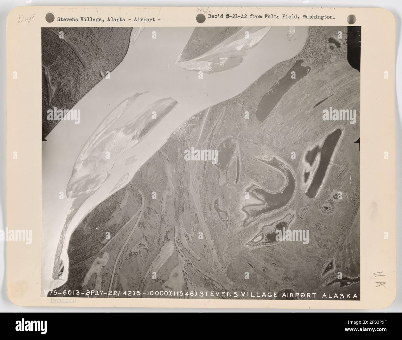 Landing Fields - Alaska - Stevens Village through Summit, Aerial ...