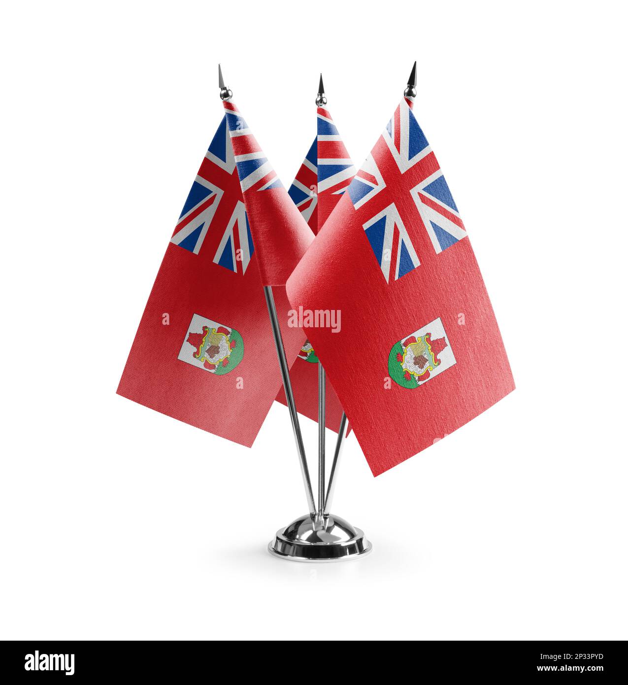 Small national flags of the Bermuda on a white background Stock Photo ...