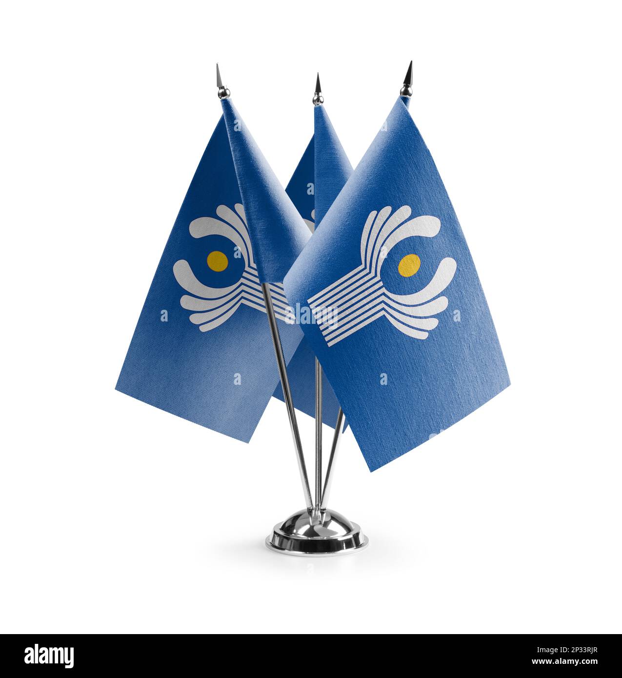 Small national flags of the CIS on a white background Stock Photo - Alamy