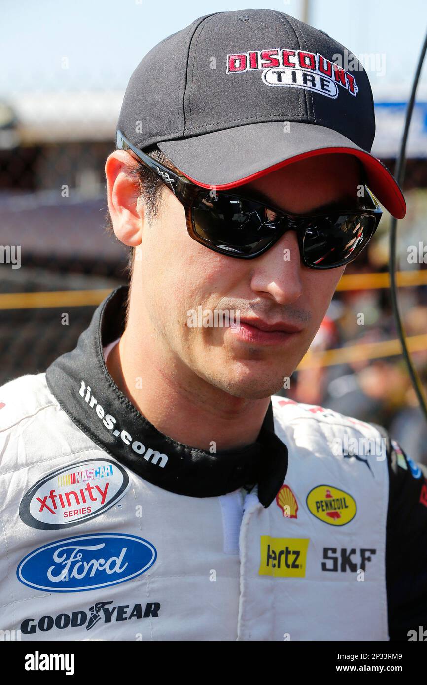 Joey Logano during qualifying for the NASCAR Xfinity Series ToyotaCare ...
