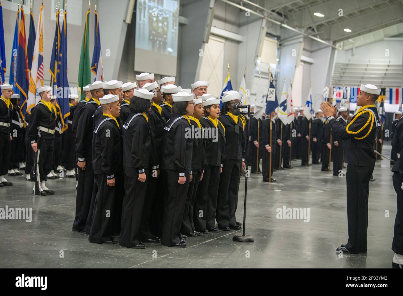 The Navy’s newest Sailors graduate boot camp during Pass-in-Review at U ...