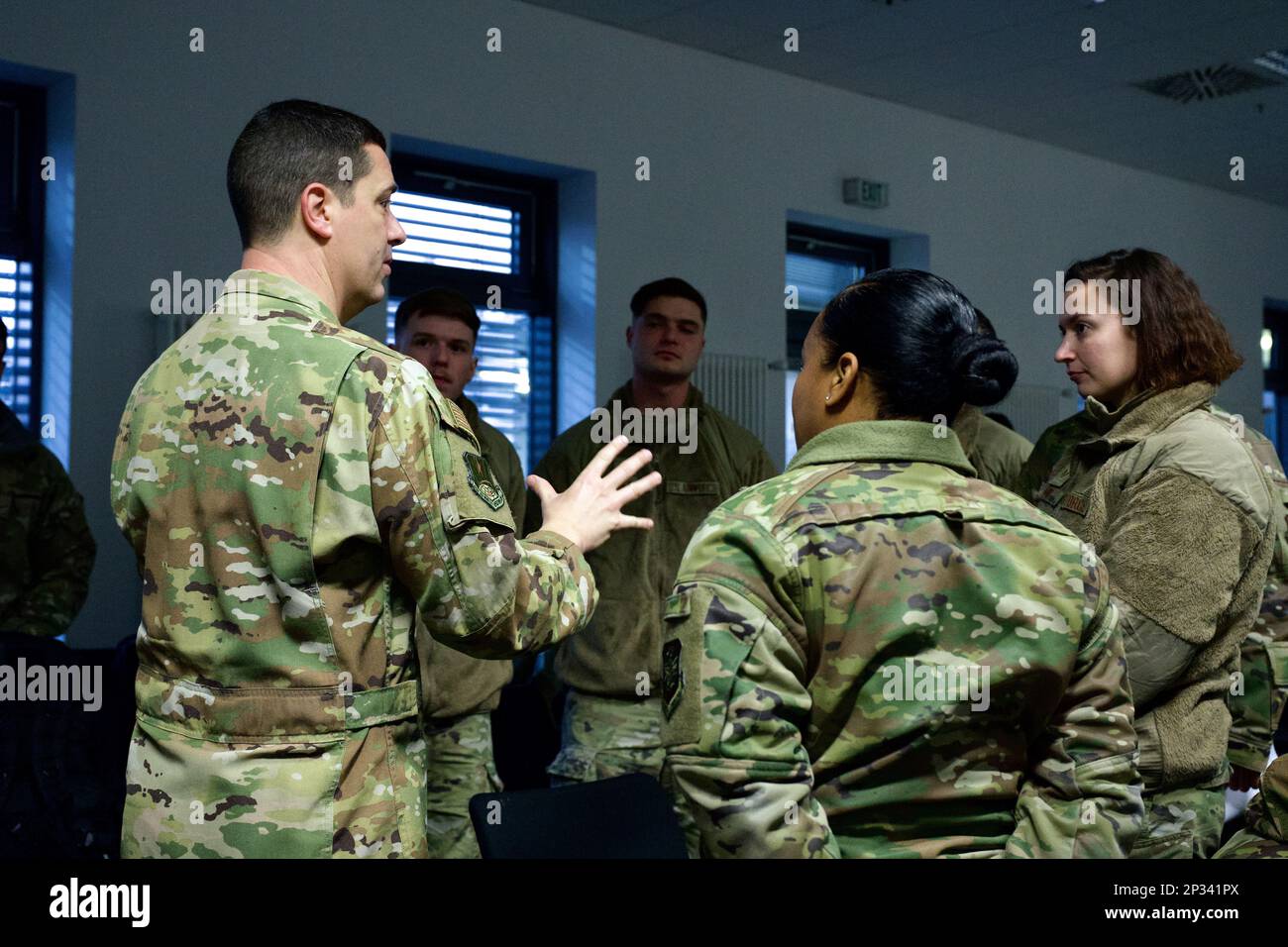 U.S. Air Force Col. Dan Cooley, 521st Air Mobility Operations Wing ...