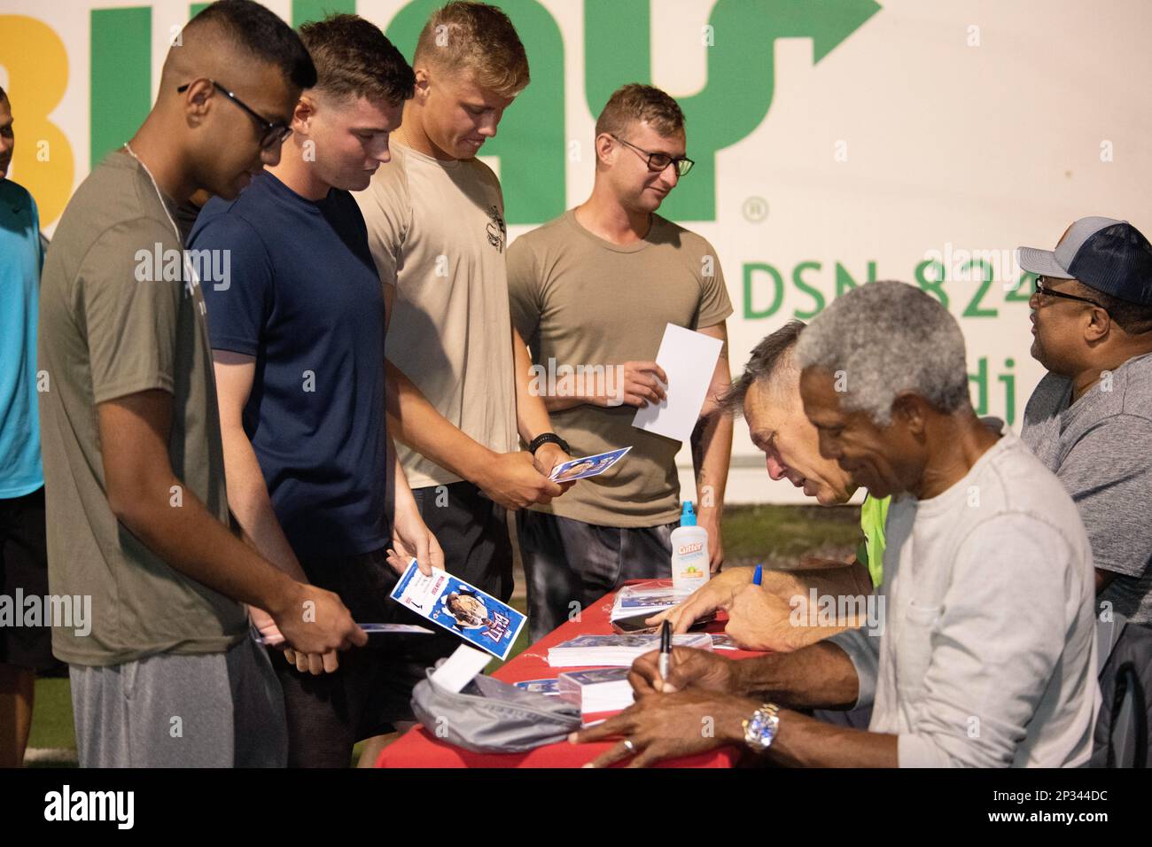 CAMP LEMONNIER, Djibouti (Feb. 12, 2023)- Former NFL all-stars Jim Zorn ...