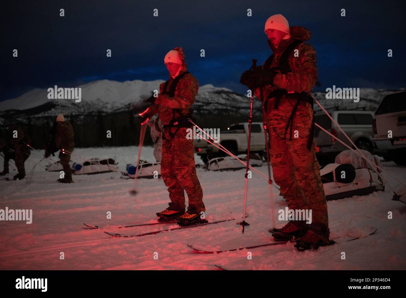 U.S. Air Force tactical air control party specialists assigned to ...