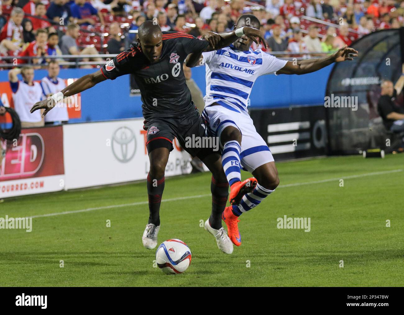 18 April 2015 - Toronto FC midfielder Jackson Goncalves (#11) and FC ...