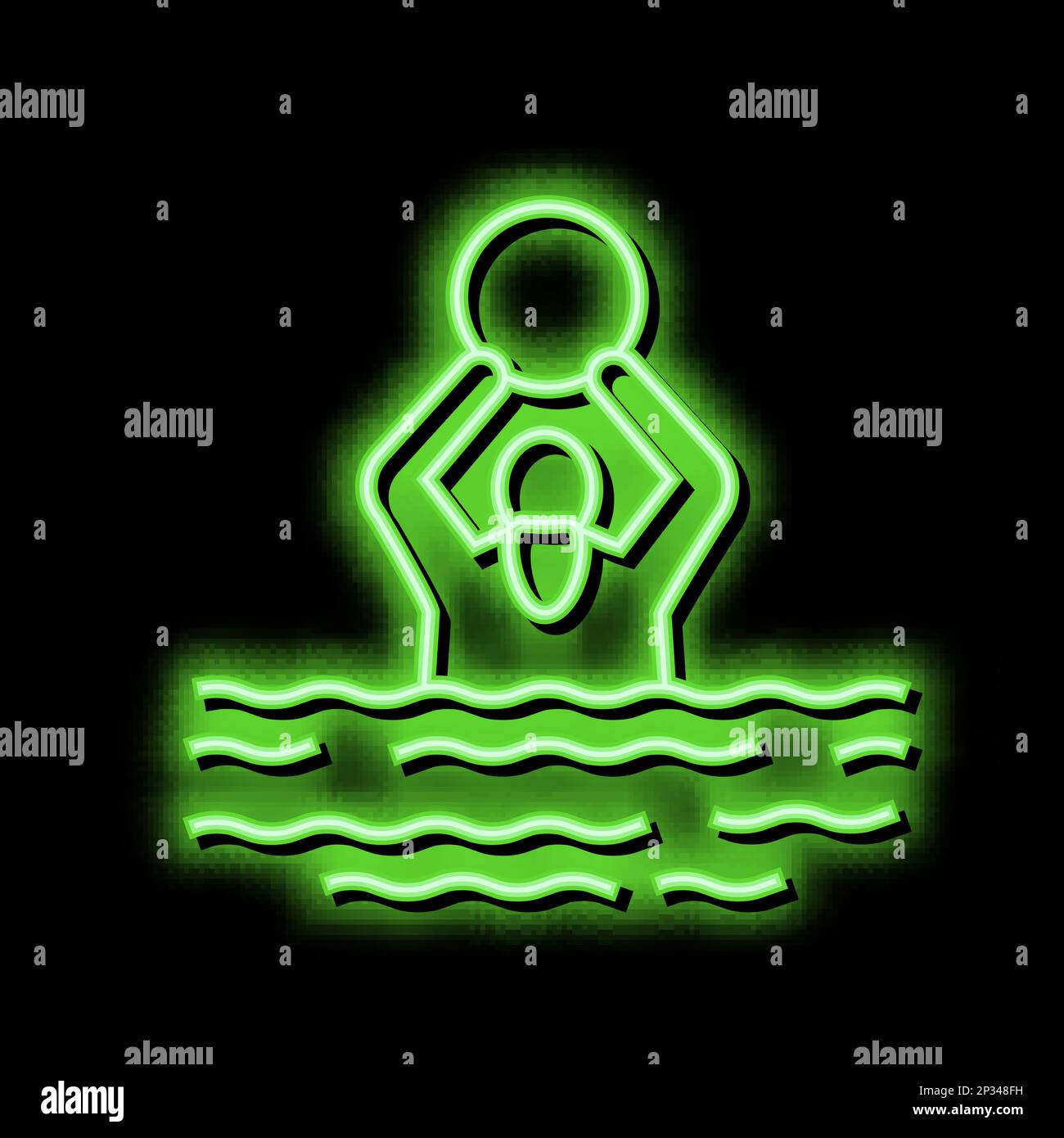 swimming exercise for elderly people neon glow icon illustration Stock ... swimming exercise for elderly people neon glow icon illustration Stock ...